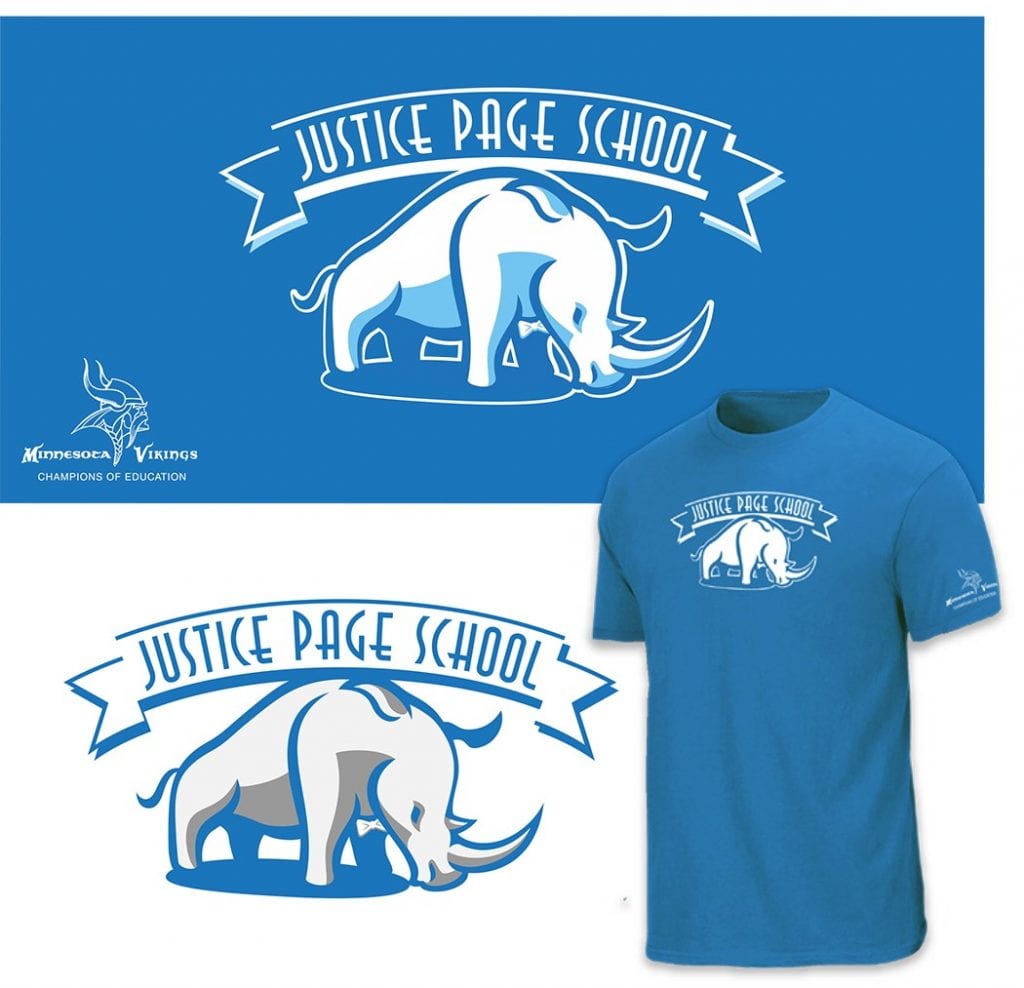 Justice Page Middle School T-shirt - Page Education Foundation